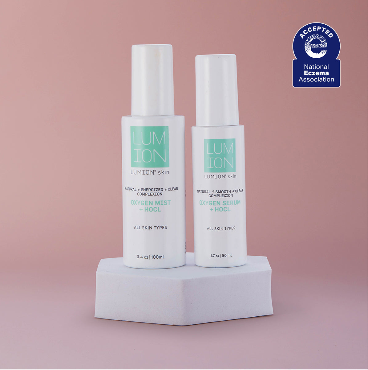 100% Natural LUMION skin bundle great for all skin types.