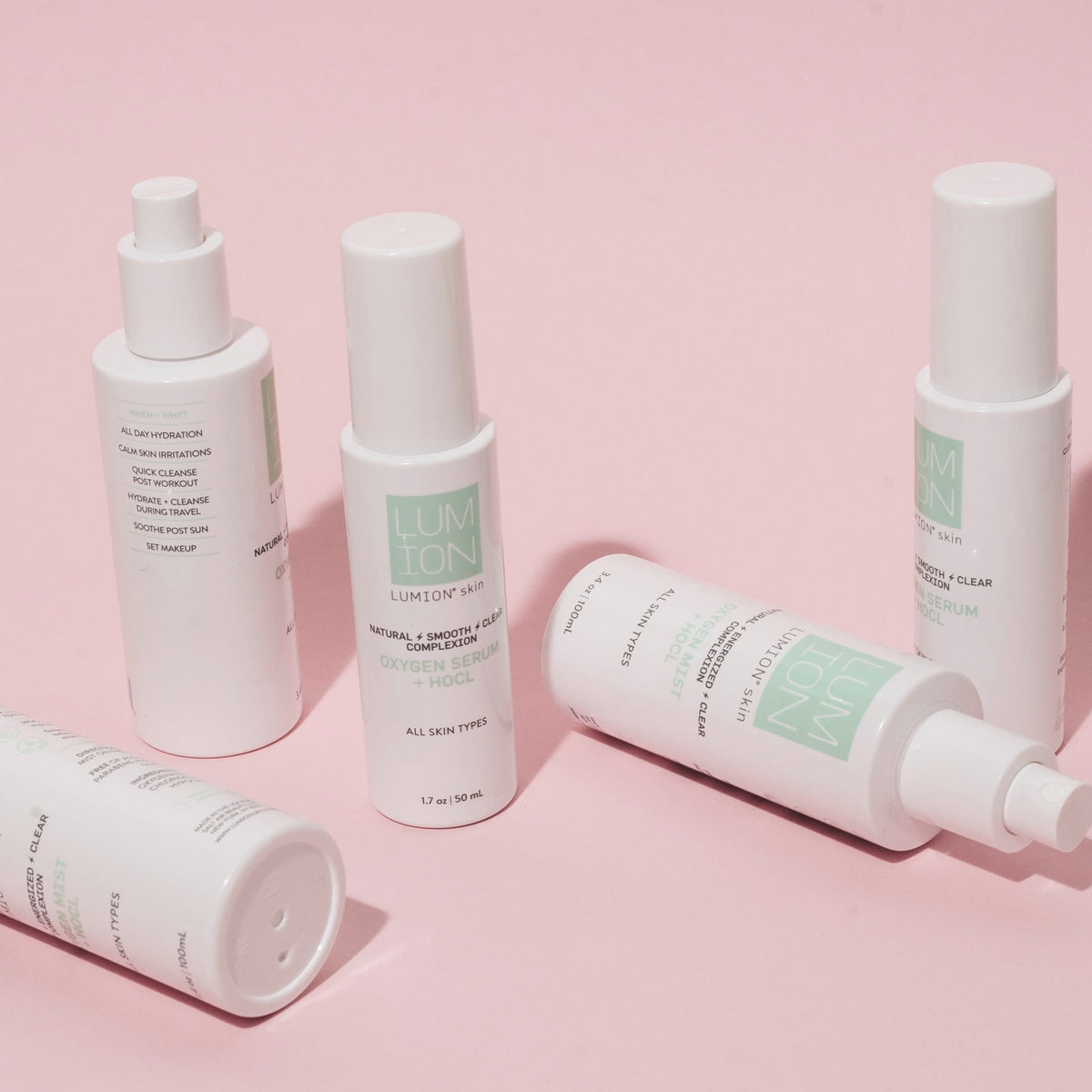 100% Natural LUMION skin bundle great for all skin types.